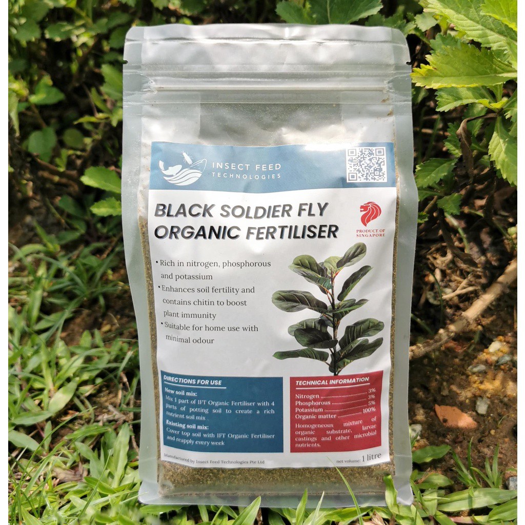 Organic Fertilizer Black Soldier Fly Insect Frass Organic Fertiliser ...