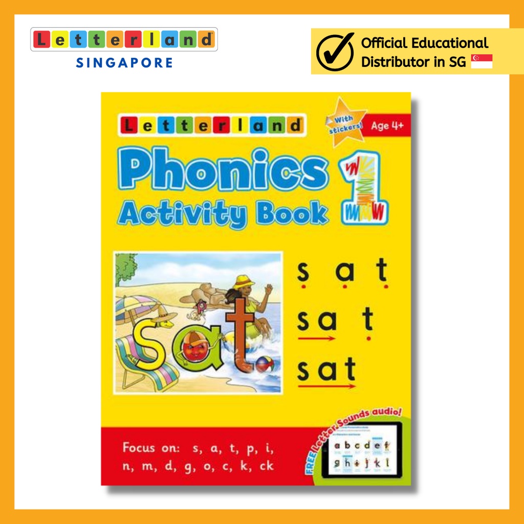 Letterland Phonics Activity Book 1 | Shopee Singapore
