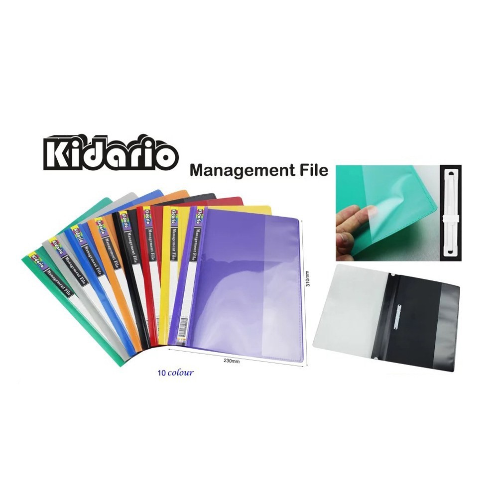 Kidario Management File 12pcs/pkt | Shopee Singapore