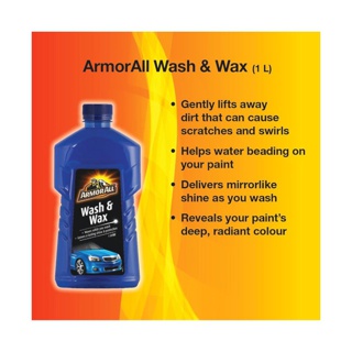 Armor All Wash & Wax, 1L | Shopee Singapore