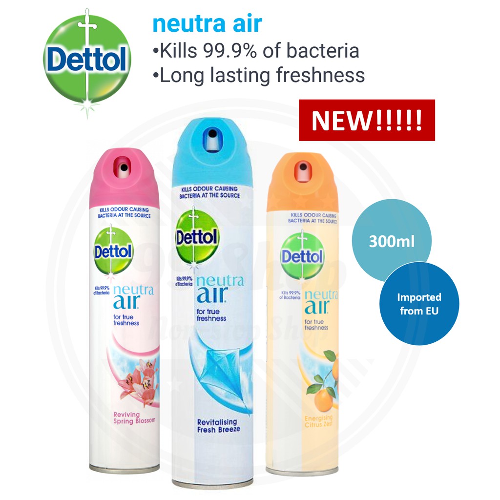 Dettol Neutra Air 300ml Kills 99.9% of bacteria | Shopee Singapore