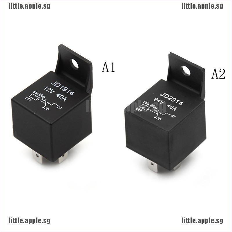 [LI] 5 Pin 40A Car Relay Automotive Normally Open DC 12V/24V Relays for ...