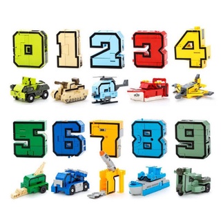 Emco Toy Unit TRANSFORMERS POCKET MORPHER MORPHERS NUMBER SET 0 1 2 3 4 ...