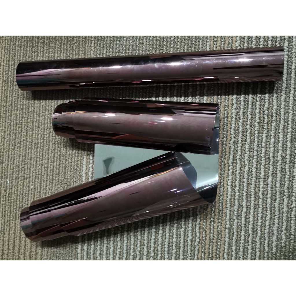 76x100 cm Silver Bronze Reflective One Way Mirror Privacy Safety Window ...