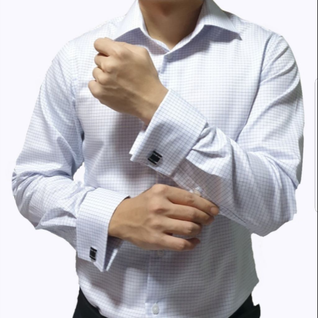 French Cuff Men Formal Shirt | Men Business Shirt | Men Office Wear For ...