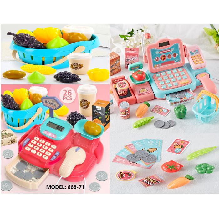 Latest Version Children Cashier machine / Supermarket cashier / Toy ...