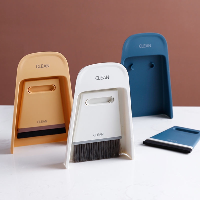 Mini Student Desktop Cleaning Small Broom Dustpan Set Household ...