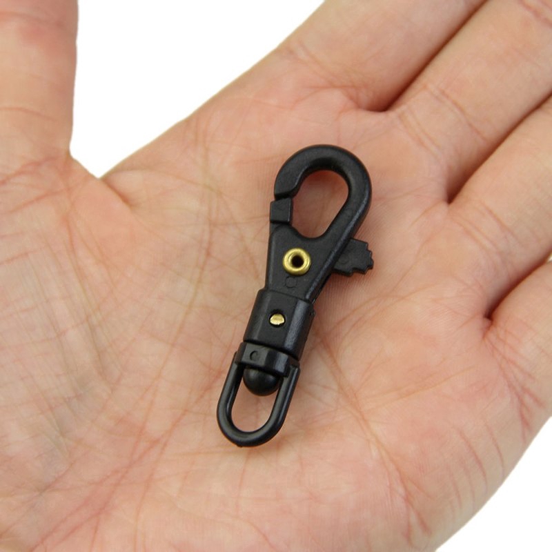 12X mini small clasp hook carabiner mountaineer snap quickdraw set ...