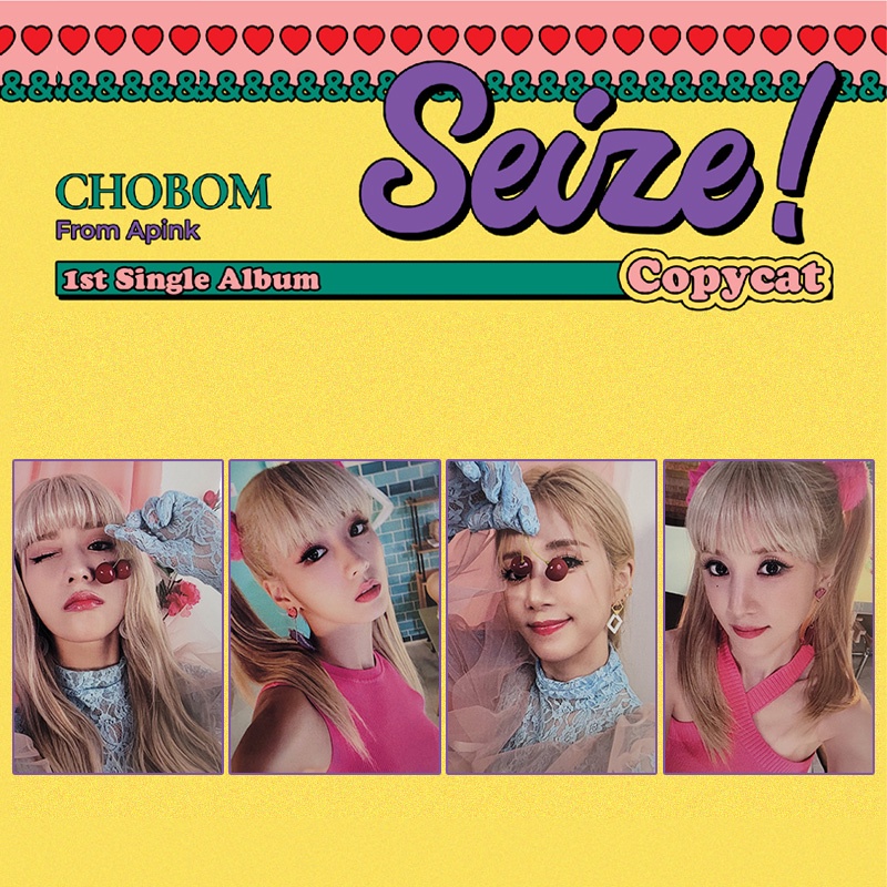 Apink CHOBOM 1st Single Album - Copycat [MMT PHOTOCARD] | Shopee Singapore