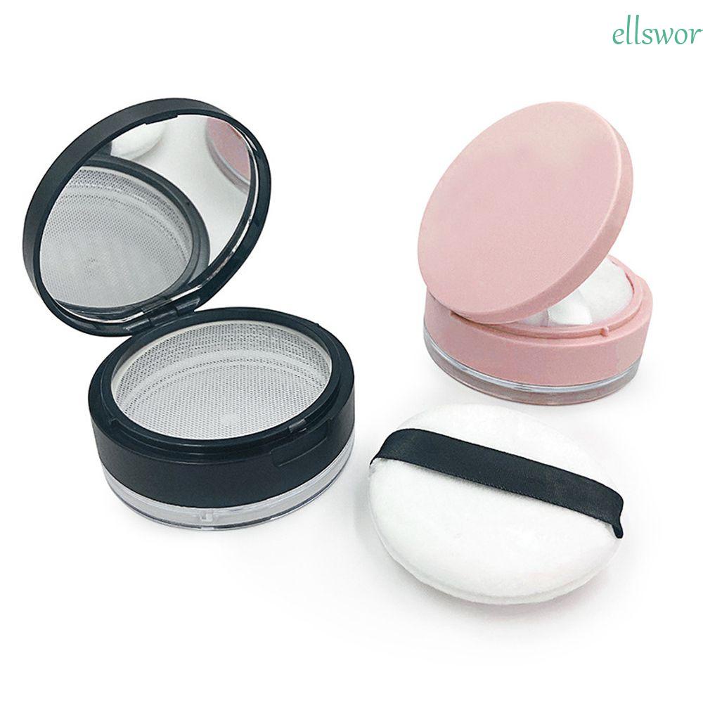 ELLSWORTH Loose Powder Pot Transparent DIY Clear Powdery Cake Box ...