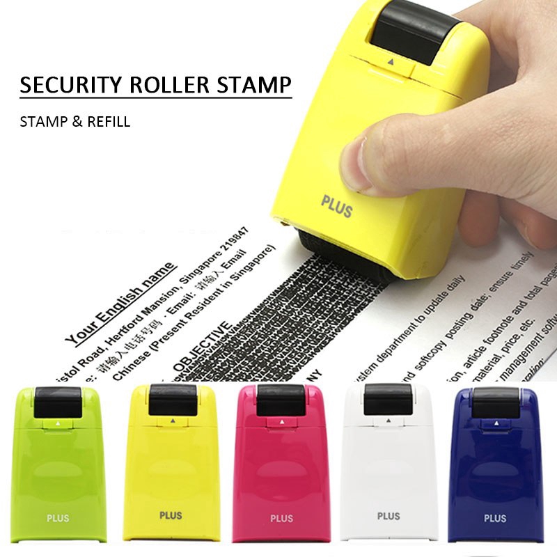Guard Your ID Advanced Roller Identity Theft Prevention Security Stamp ...