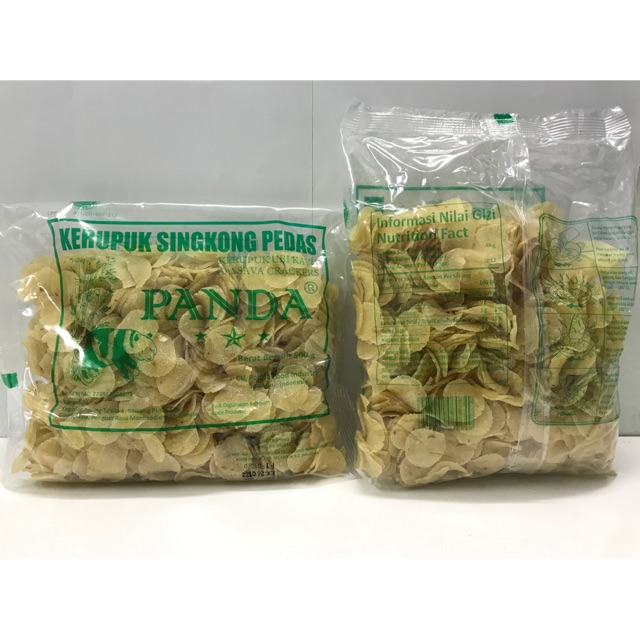 Panda Wood Chips / Cassava Crackers Spicy Cassava Crackers 500g ...