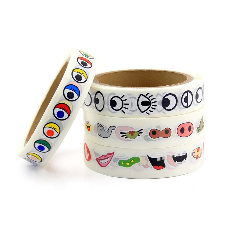 (Ready Stock) Eye Stickers Nose Sticker Mouth Sticker Facial Features ...