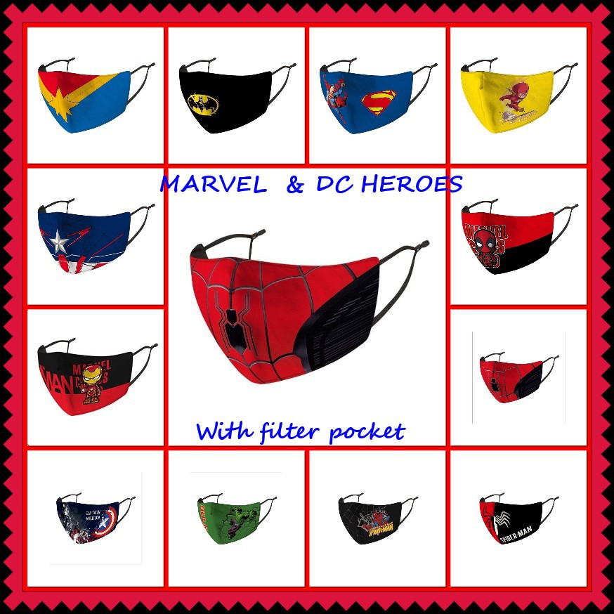 [SG Seller] Kids Size (5 to 12yrs old) Marvel & DC Heroes Avengers ...