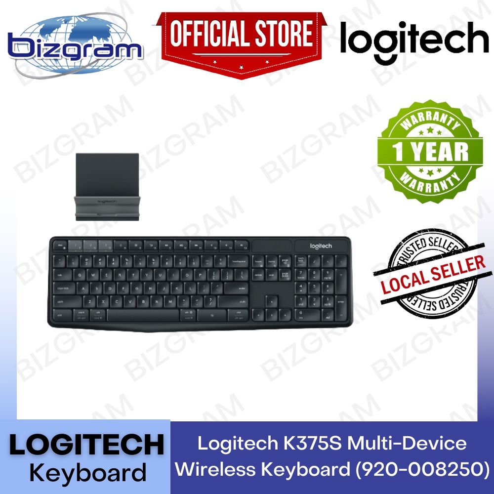 Logitech K375S Multi-Device Wireless Keyboard - 920-008250 (1-Year SG ...