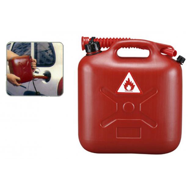 5L/ 10L/ 20L Oil Tank Gasoline Diesel Cans Mount Motorcycle Spare Fuel Tank Jerry Cans Plastic ...