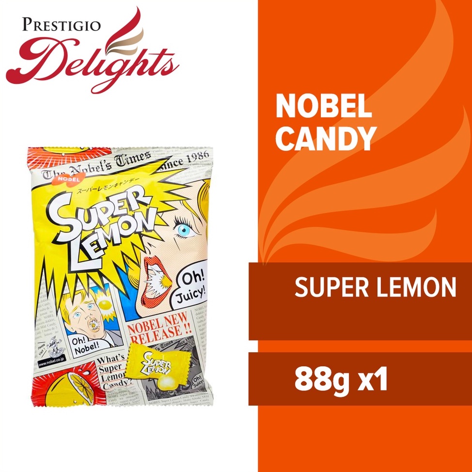 Nobel Super Lemon Candy 88g | Shopee Singapore