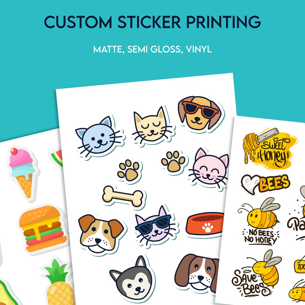 Custom Stickers Printing (LAMINATION) | Shopee Singapore