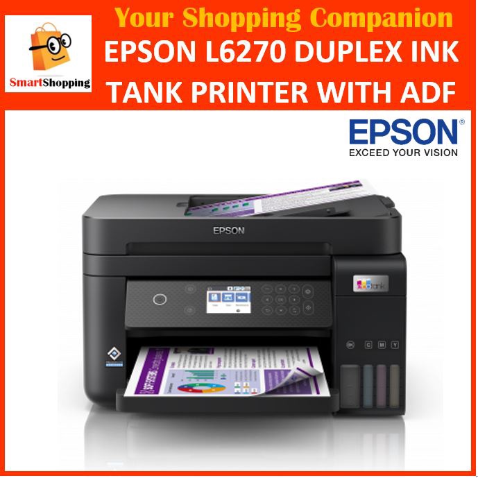 Epson EcoTank L6270 A4 Wi-Fi Duplex All-in-One Ink Tank Printer with ...
