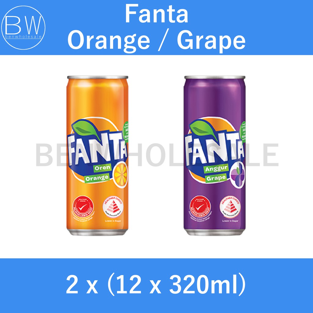 Fanta Orange / Grape Can (24 x 320ml) | Shopee Singapore