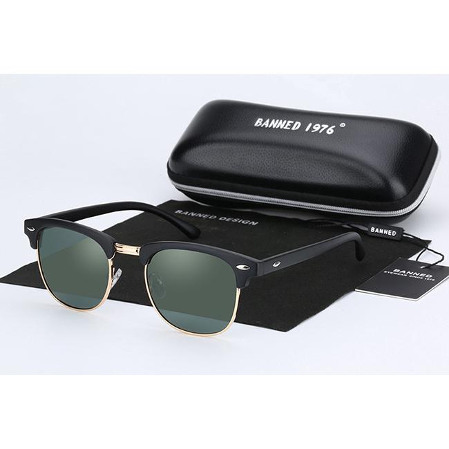 Uv400 Hd Polarized Men Women Sunglasses Classic Fashion Retro Brand Sun