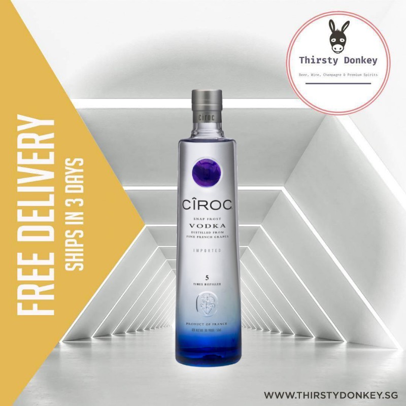 Ciroc Vodka 700ml | Shopee Singapore