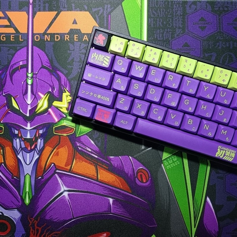 EVANGELION Keycap XDA Profile EVA theme anime PBT DYE SUB mechanical ...