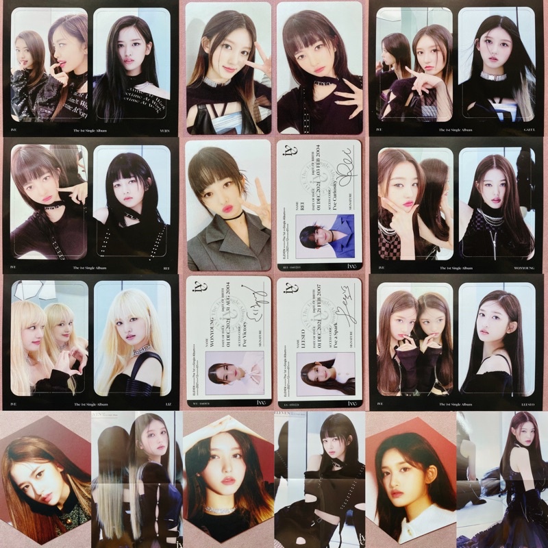 Ive - Eleven - Yujin Gaeul Rei Wonyoung Liz Leeseo Official Photocard | Shopee Singapore