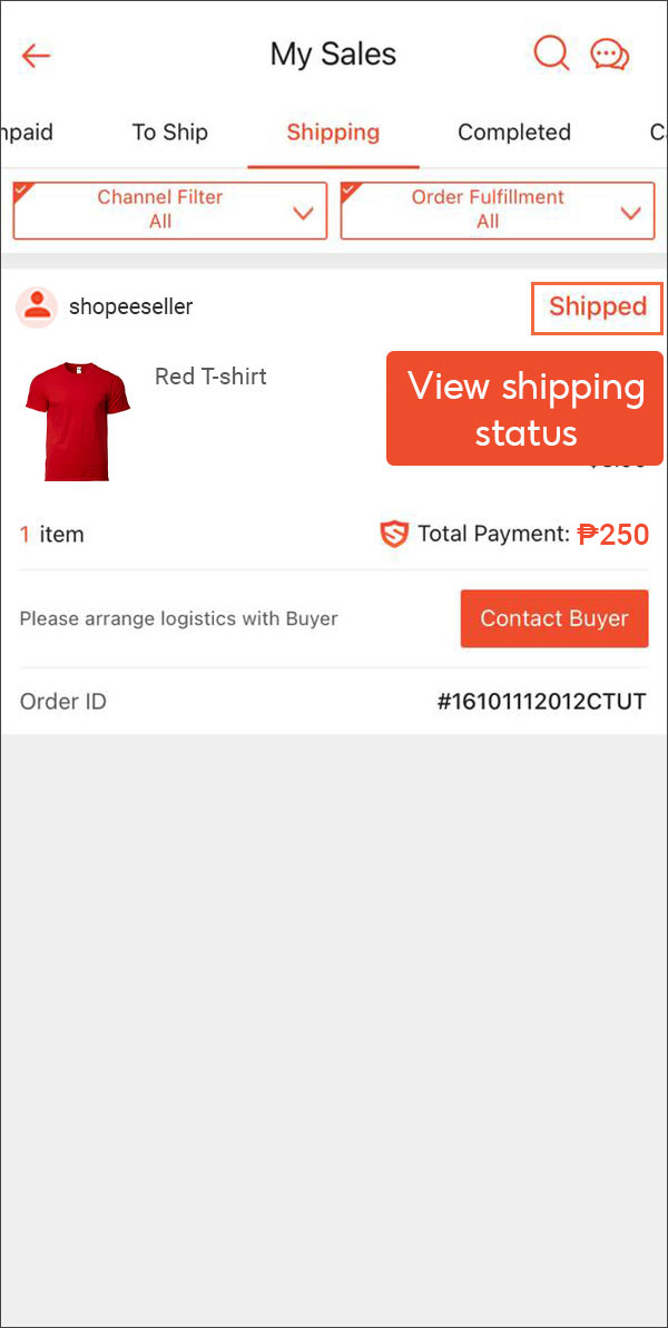 How do I keep track of my shipment? | Shopee PH Seller Education Hub