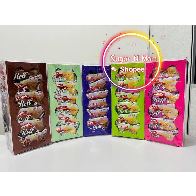 London Roll Cake 24pcs ( Choco,Pandan,Strawberry,Vanila,Double Choc ...