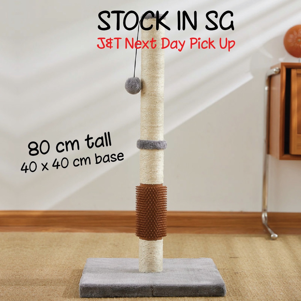 Cat scratching post cat pole cat scratcher | Shopee Singapore