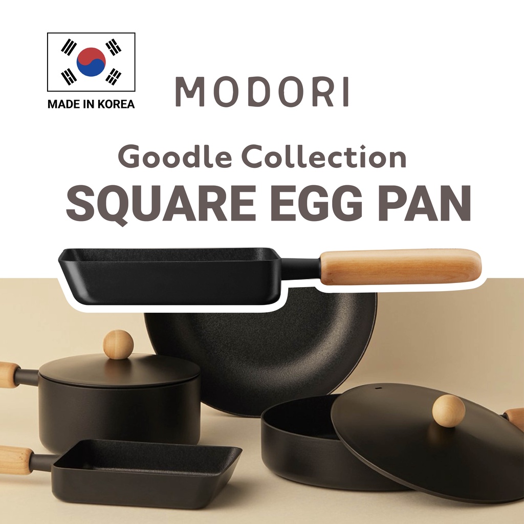 Dekorea Modori Square Egg Pan Goodle Collection Made in Korea | Shopee ...