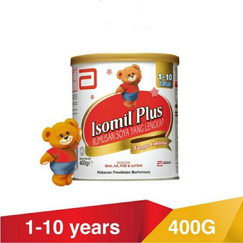 ISOMIL PLUS 1-10 YEARS (400G) EXP 04/ 2022 RUMUSAN SOYA | Shopee Singapore