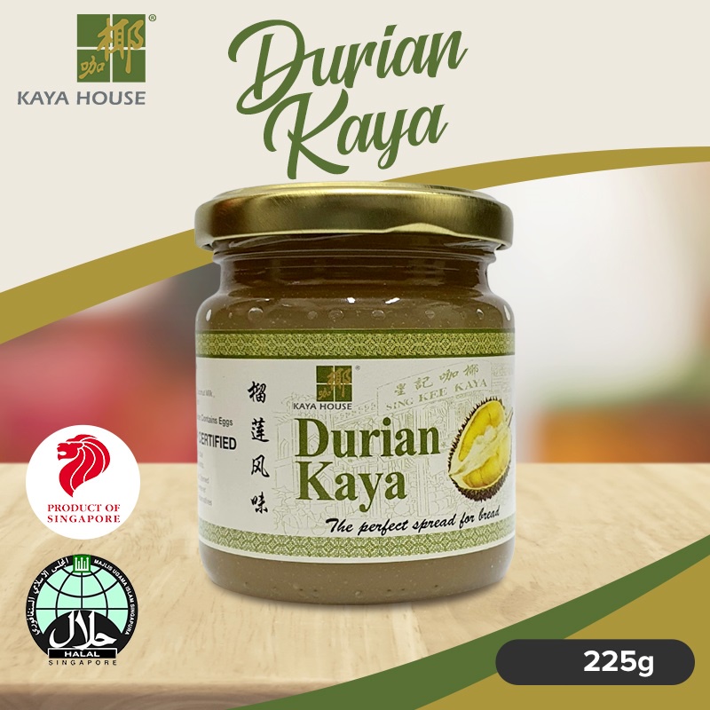 Premium Kaya with Durian Flavor 225g | Shopee Singapore