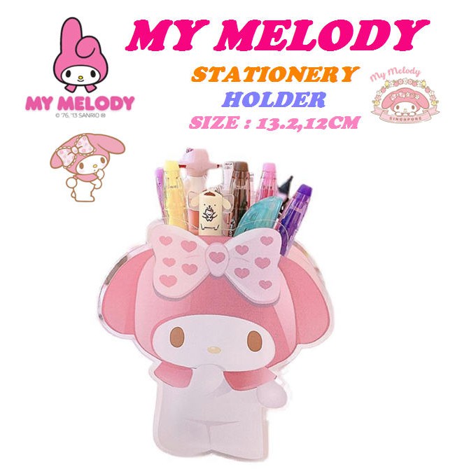 MY MELODY STATIONERY HOLDER*ORGANISER*BOX*STATIONERY*ARCYLIC*DESK*PEN ...