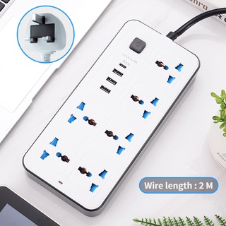 Multi Universal power socket type-C 6 Pin Fast charge extension socket ...