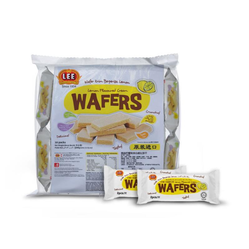 Lee Lemon Cream Wafers 20s (Halal) | Shopee Singapore