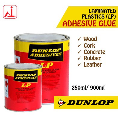 Dunlop Laminated Plastics (LP) Adhesive Glue - 250ml/ 900ml | Shopee ...