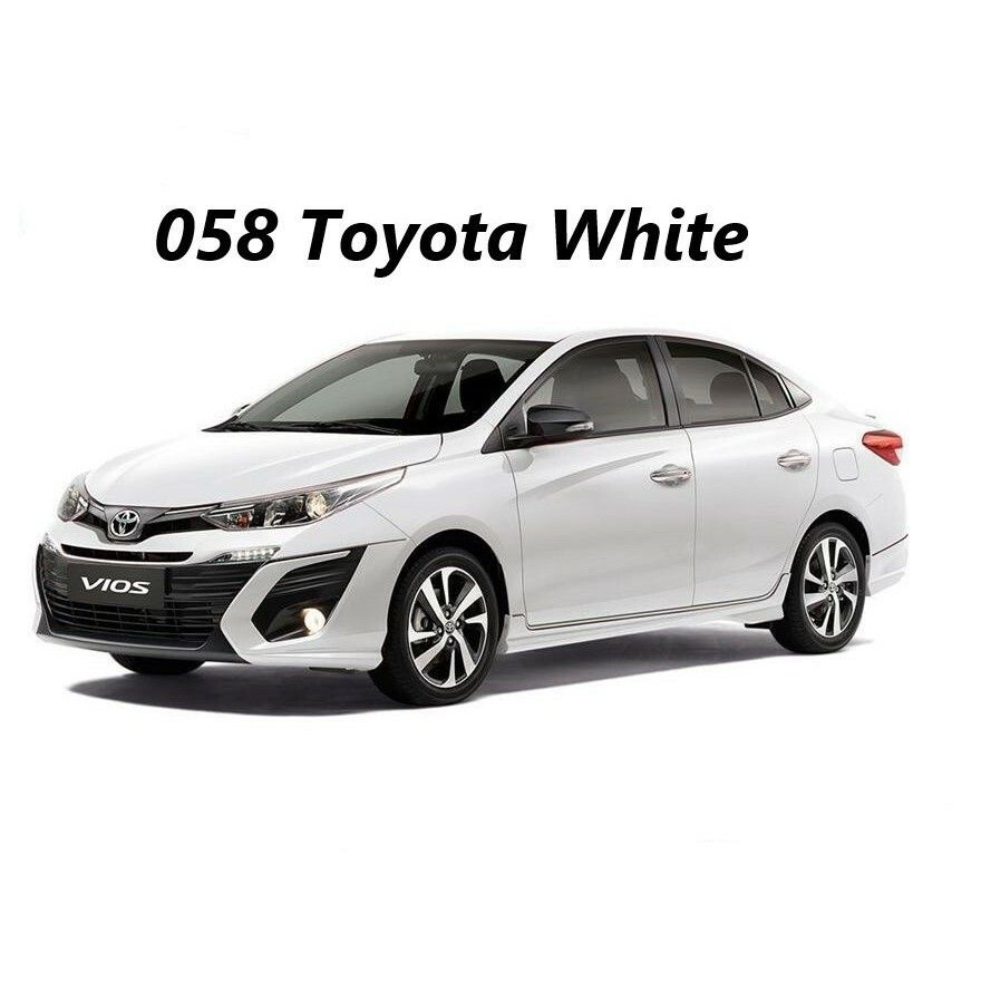 FORCE TOYOTA 058 WHITE 2K CAR PAINT | Shopee Singapore