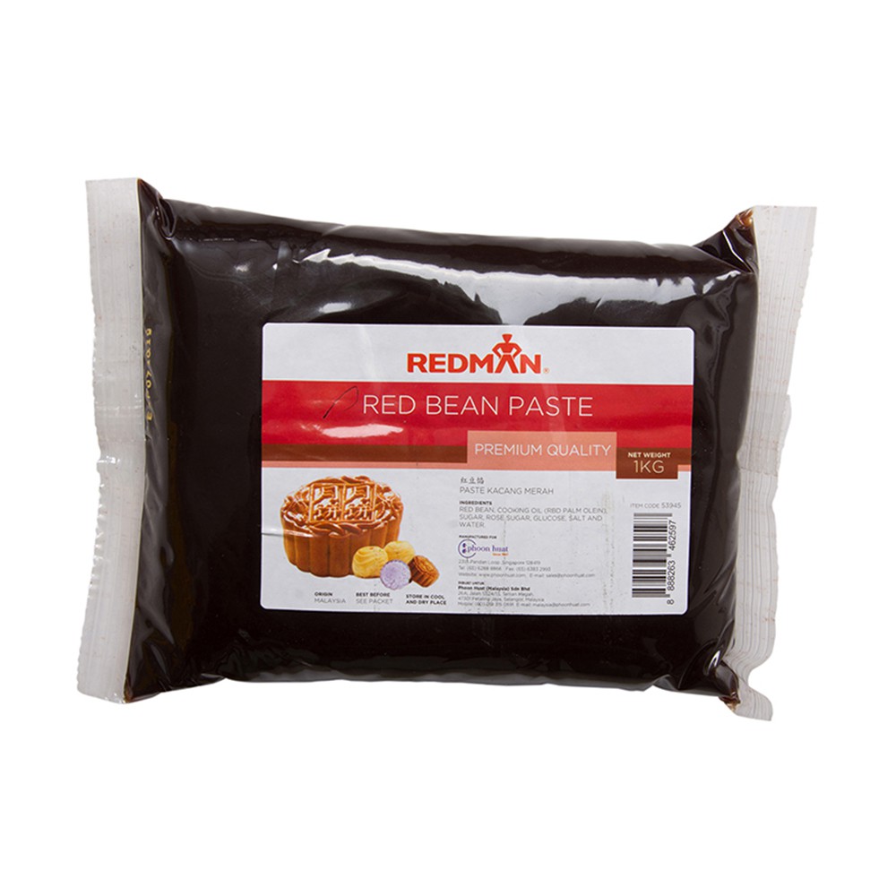 RedMan Red Bean Mooncake Paste 1Kg | BeeCost