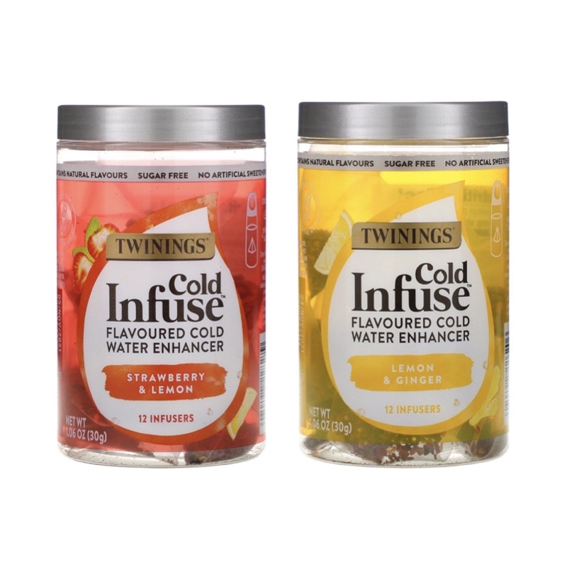 Twinings, Cold Infuse, Flavoured Cold Water Enhancer, Strawberry ...