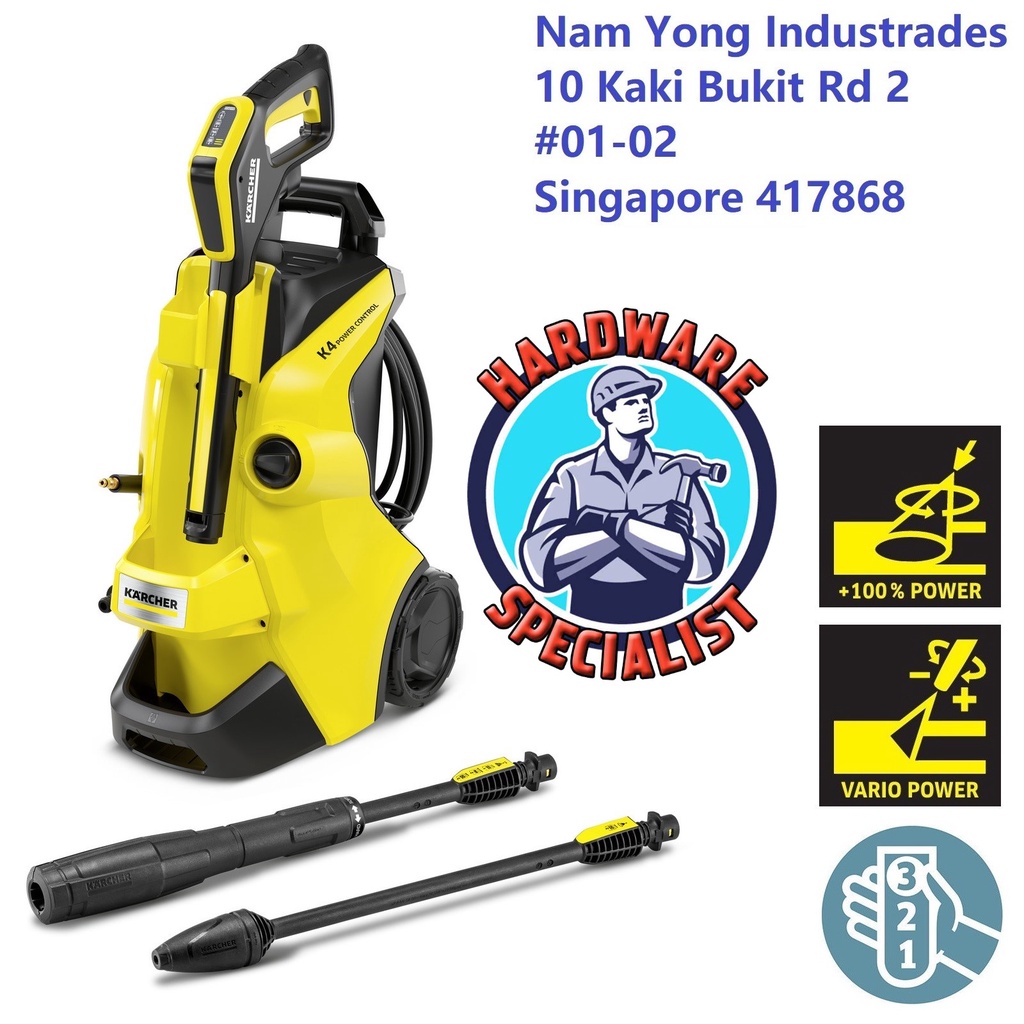 Karcher K4 Power Control High Pressure Washer | Shopee Singapore