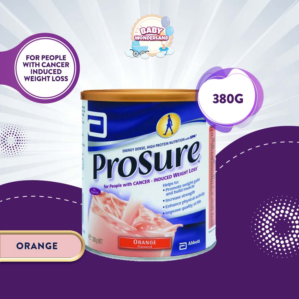[Single Tin] Abbott ProSure High Protein Nutrition With EPA Orange 380g ...