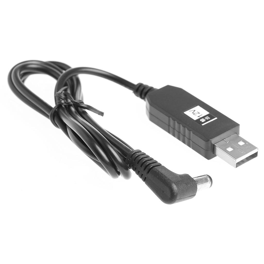 USB DC 5V To 9V/12V Right Angle Male Step Adapter Cable | Shopee Singapore