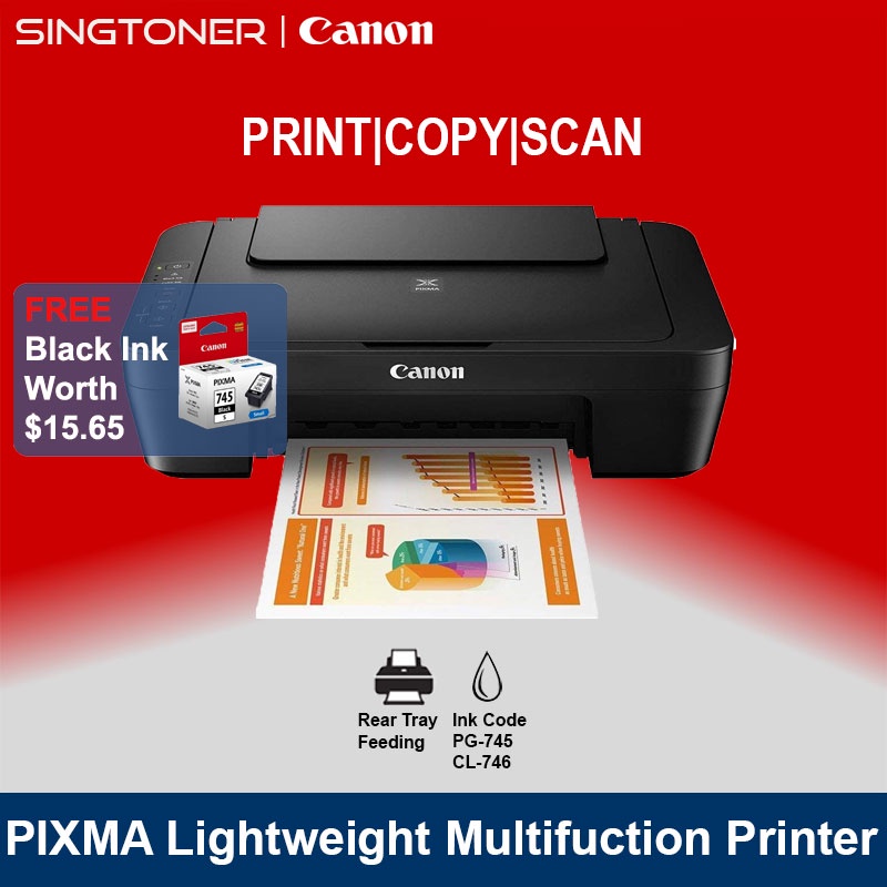 Canon PIXMA MG2570S MG2570 Compact All-In-One for Low-Cost Colour ...