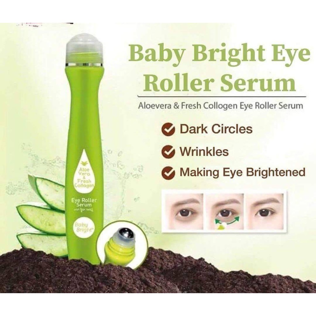 Baby Bright Eye Roller Serum ALOE VERA AND FRESH COLLAGEN / Tomato ...