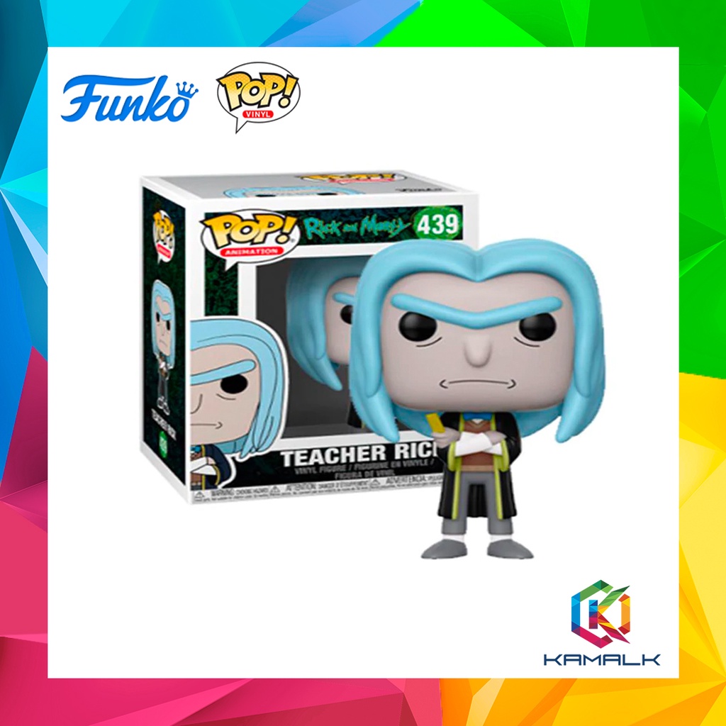 Funko POP! Animation - Rick and Morty, Teacher Rick, Vinyl Figure, 439 ...