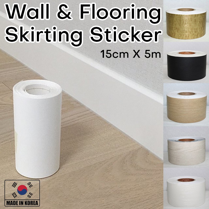 Dekorea Infeel Peel and Stick Wall Flooring Skirting Sticker Korea ...
