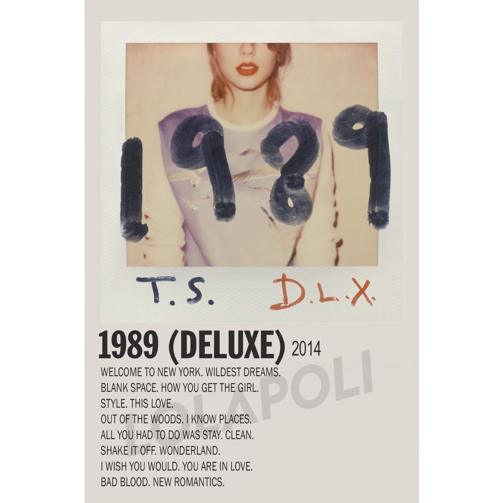 1989 Taylor Swift Album Cover