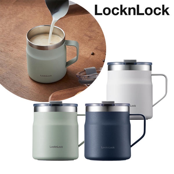 LocknLock Metro Mug 355ml (12oz) / Stainless Steel Insulation Vacuum ...